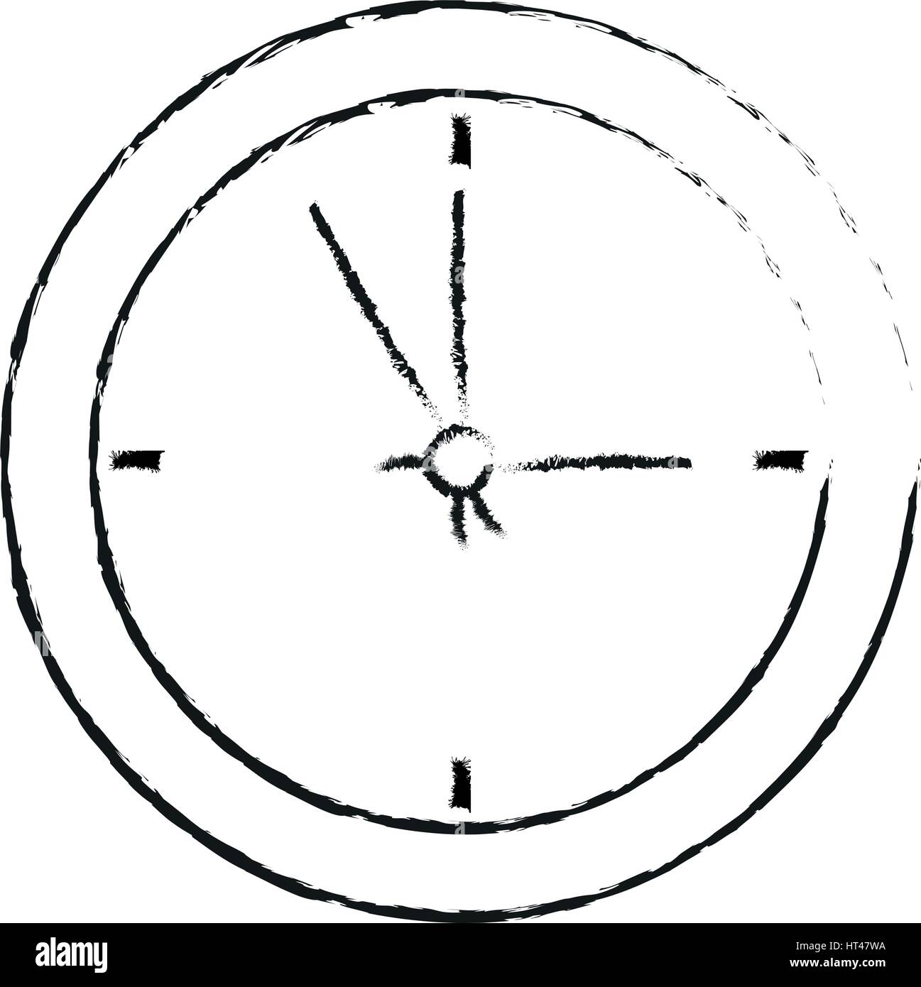 wall clock icon image Stock Vector Image & Art - Alamy