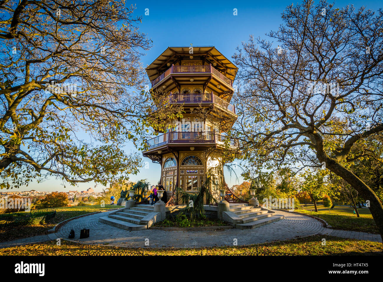 The Patterson Park Pagoda, in Baltimore, Maryland Stock Photo - Alamy