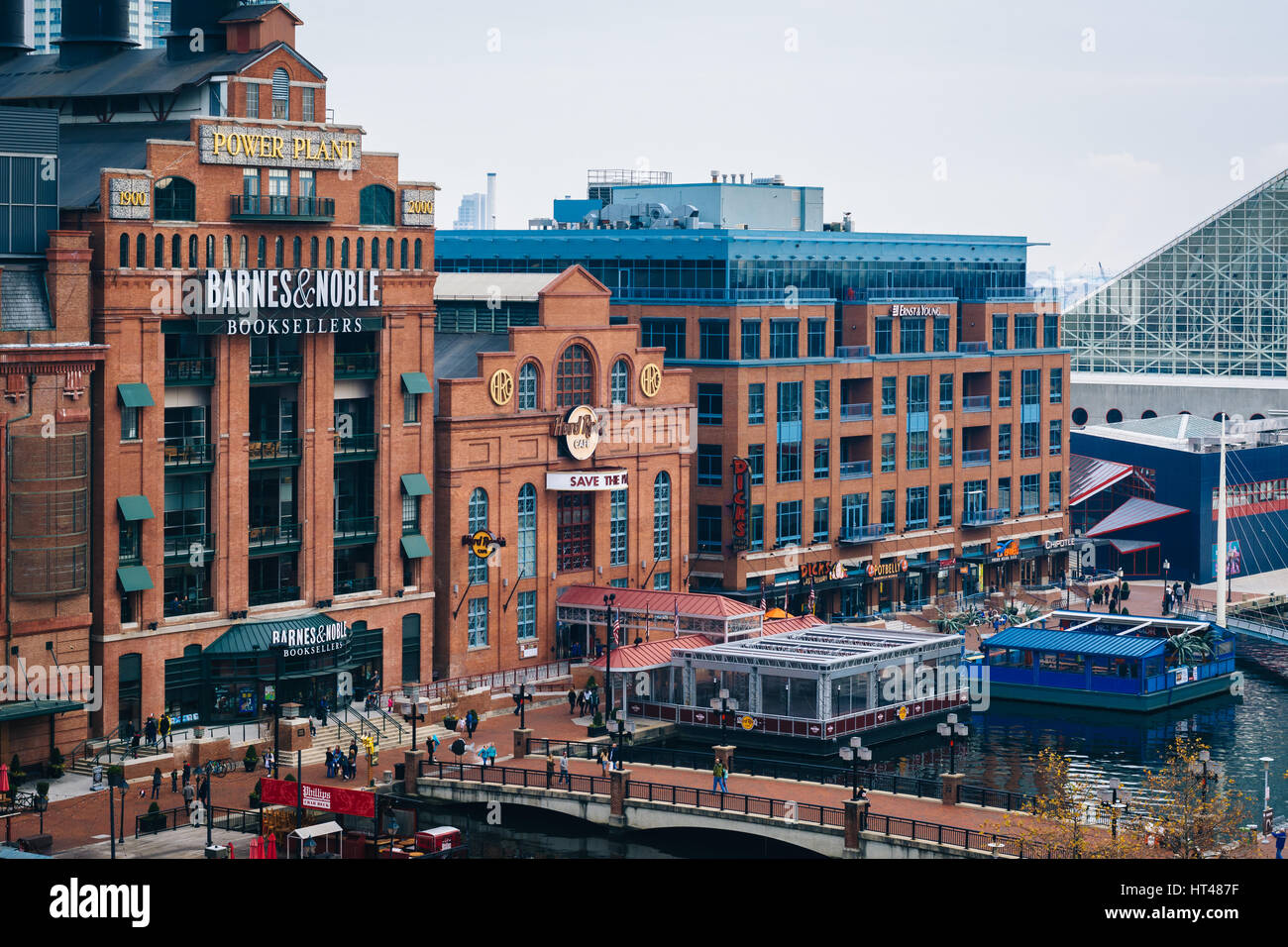 View of the Power Plant in Baltimore, Maryland Stock Photo - Alamy