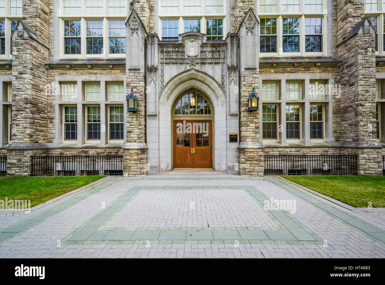 Exterior of a building at Loyola University Maryland, in Baltimore ...