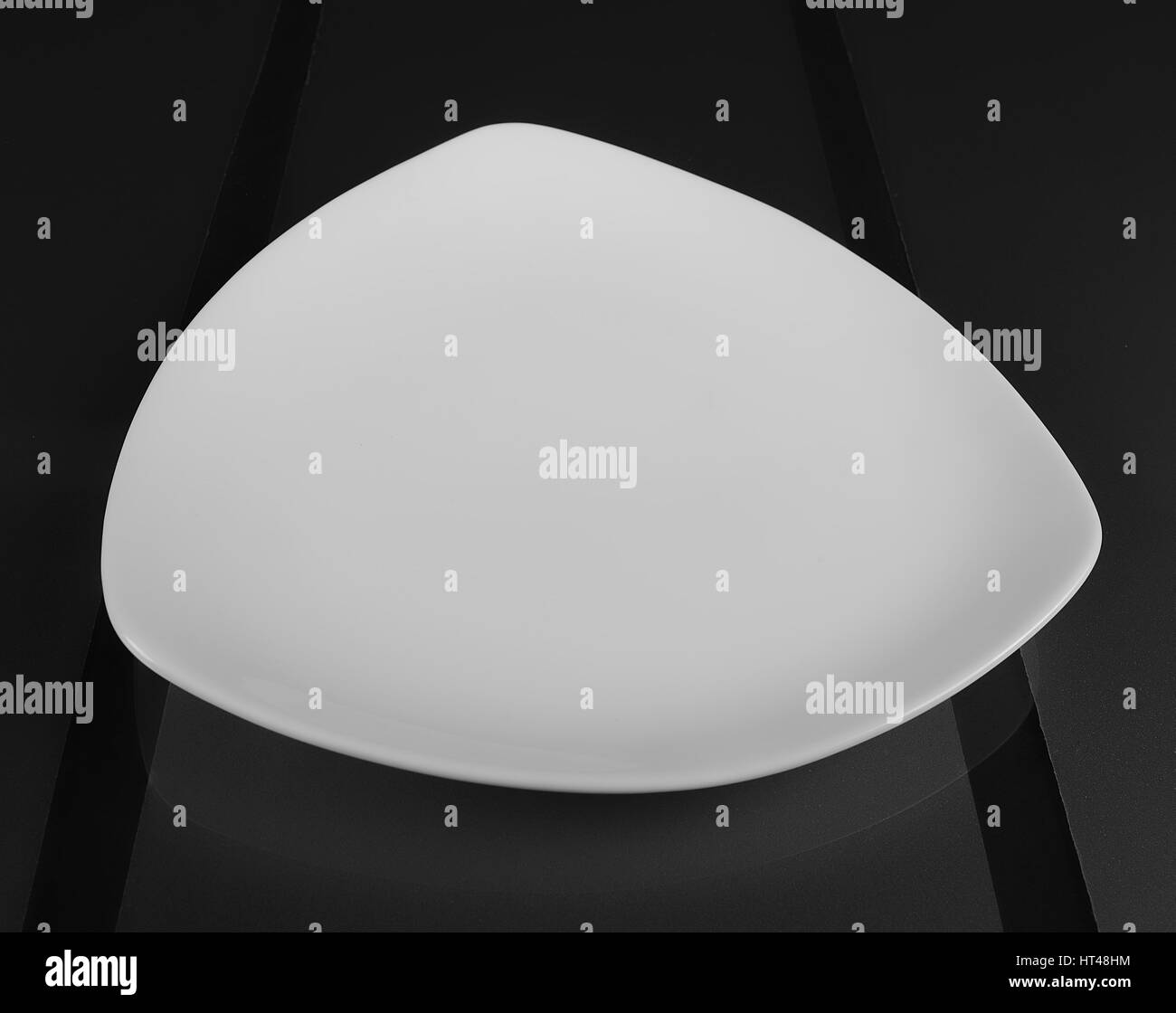 Triangular plate Black and White Stock Photos & Images - Alamy