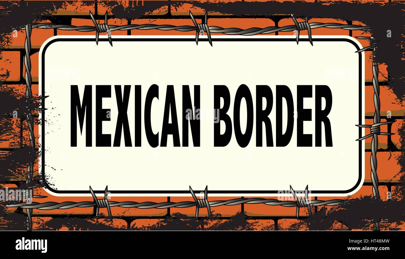 Red brick wall barbed wire Stock Vector Images - Alamy