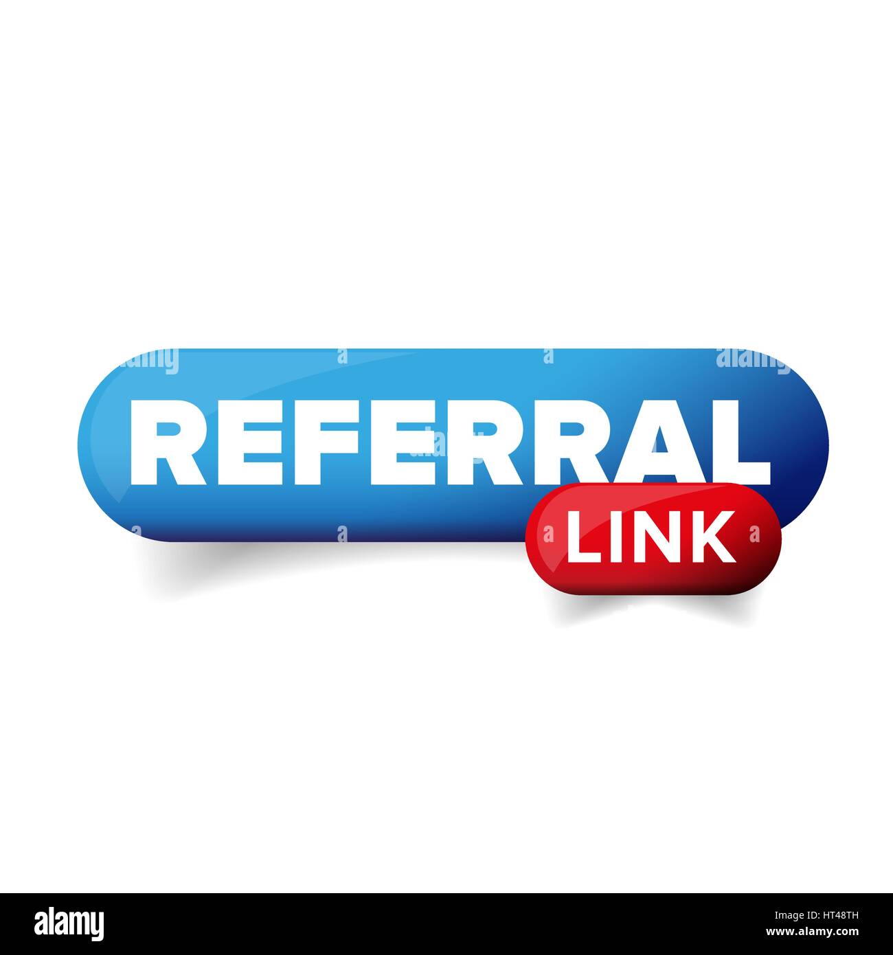 Referral link button Stock Vector Image & Art - Alamy