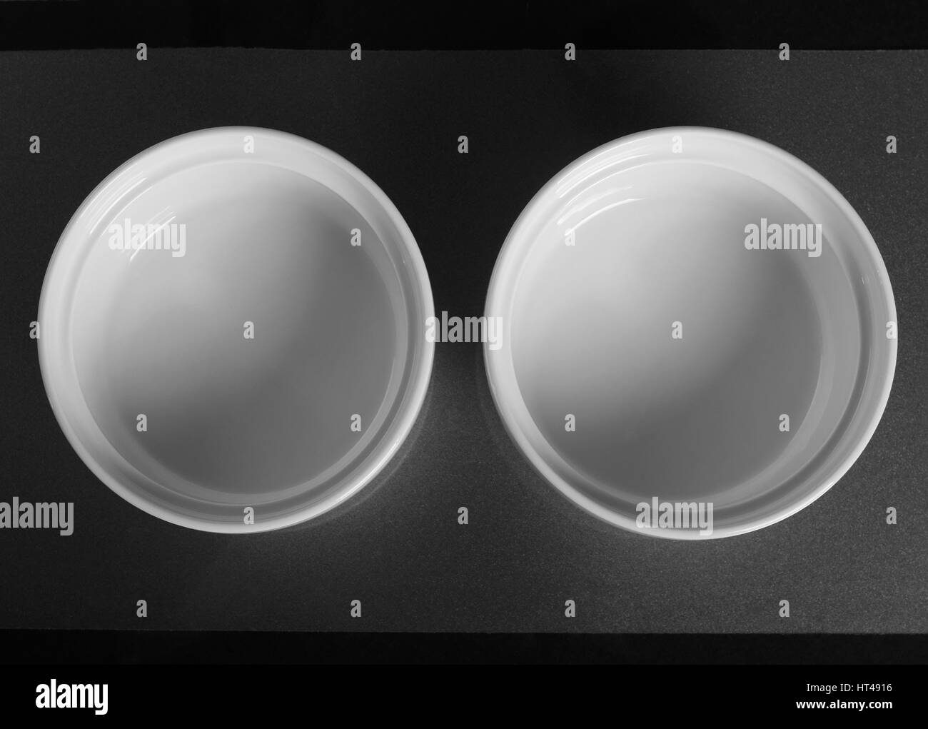 Bowl top view Black and White Stock Photos & Images - Alamy