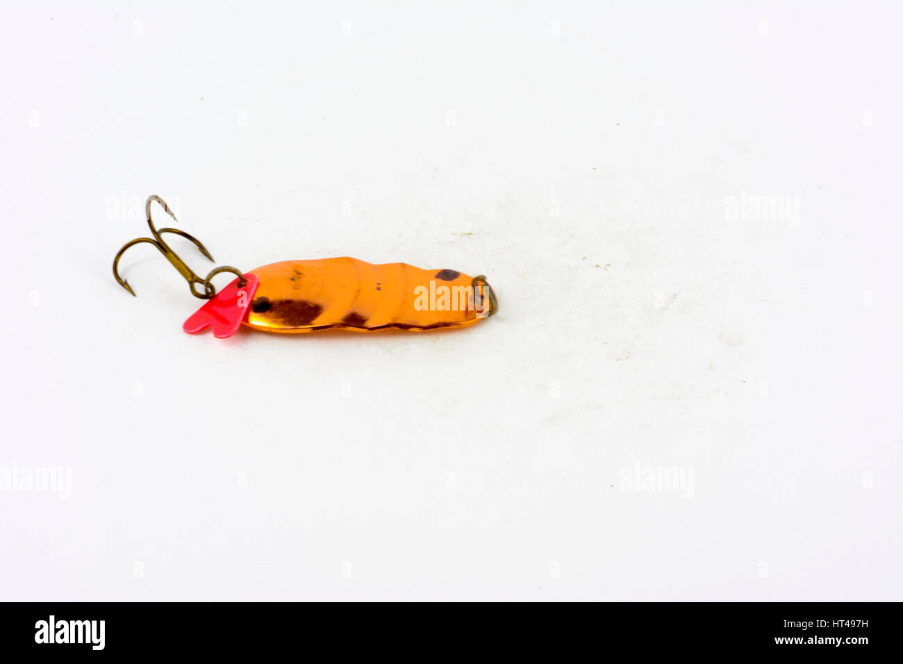 Exhibition of pirated copies of fishing metal spoon baits. Bait for ...