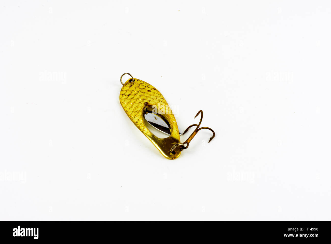 Exhibition of pirated copies of fishing metal spoon baits. Bait for ...