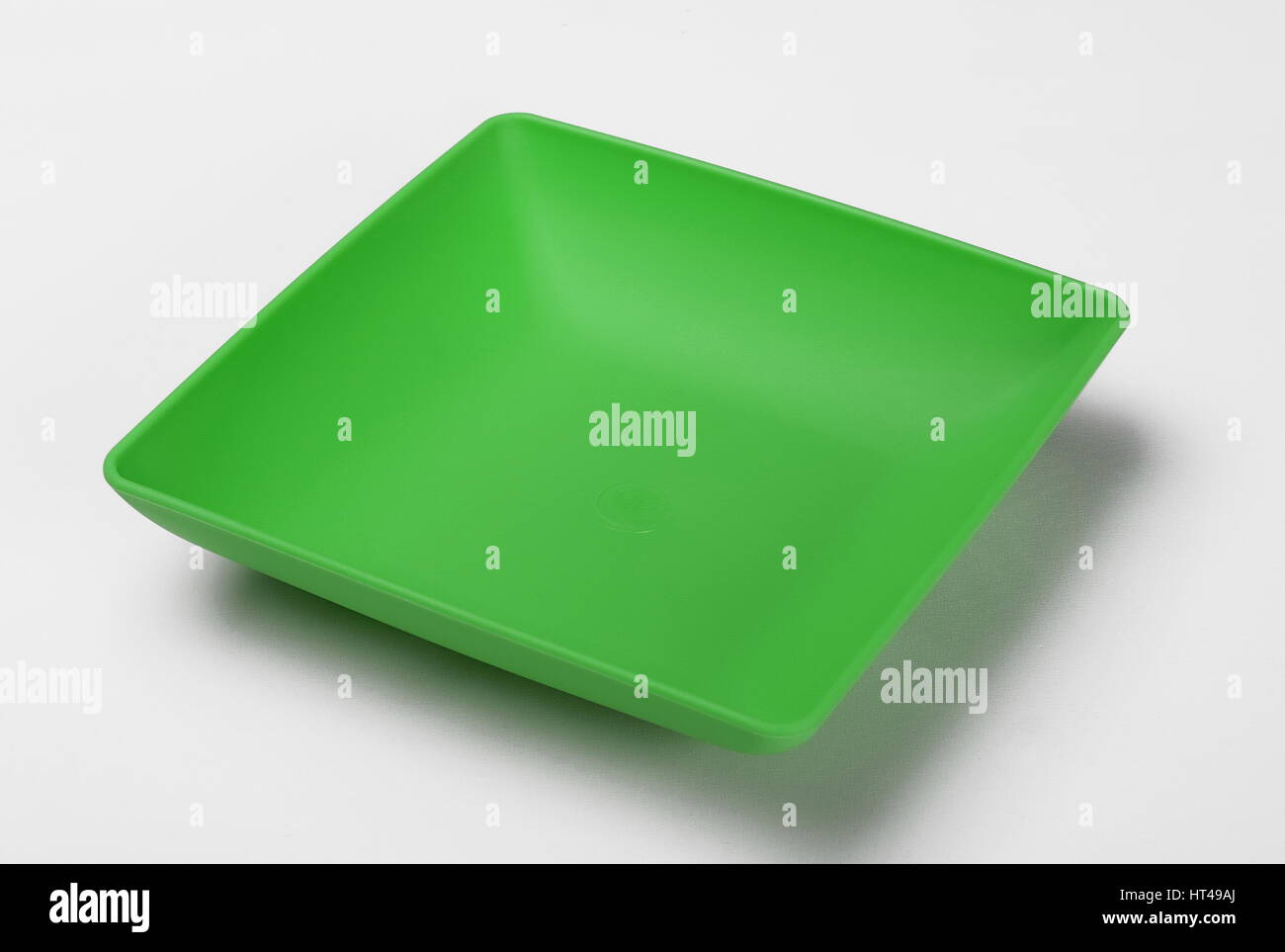 Green plastic shallow dish food Stock Photo - Alamy