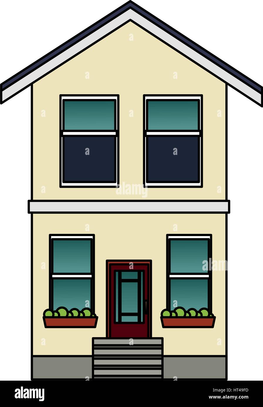 single house icon image Stock Vector Image & Art - Alamy