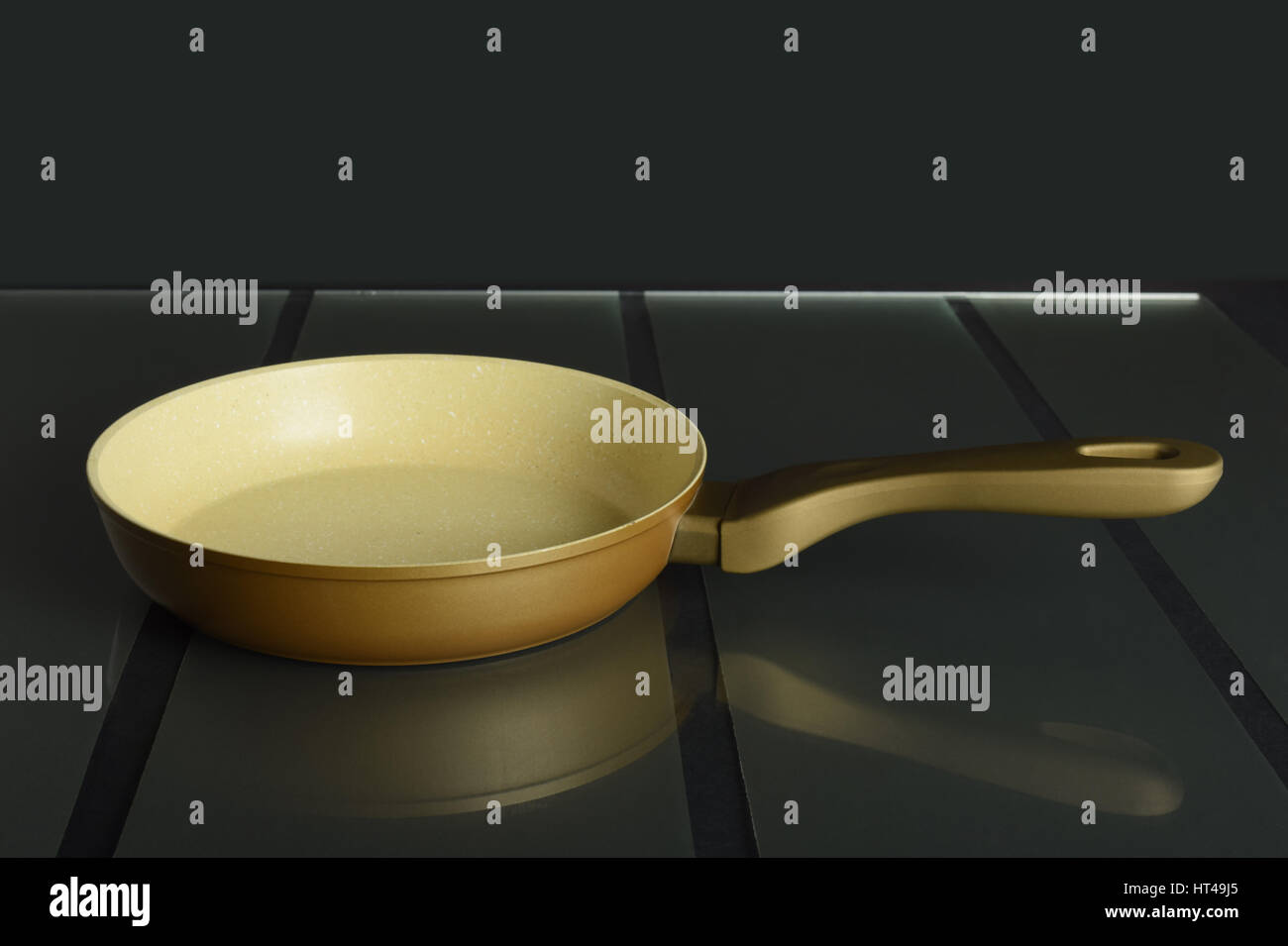 Fraying pan, perfect for your delicious recipes with blurred background ...