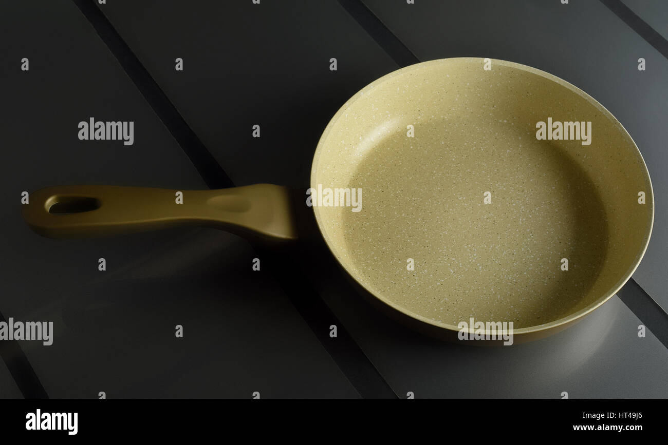 Fraying pan, perfect for your delicious recipes with blurred background ...