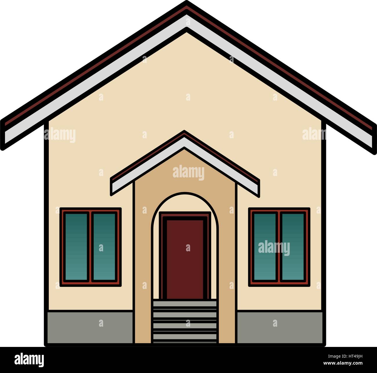 single house icon image Stock Vector Image & Art - Alamy
