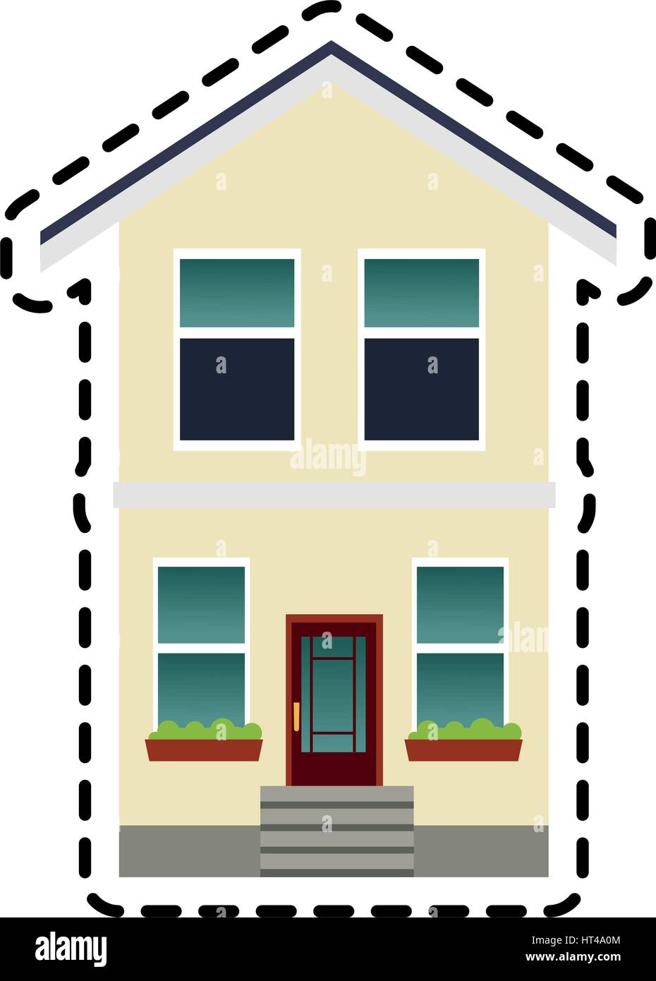 single house icon image Stock Vector Image & Art - Alamy