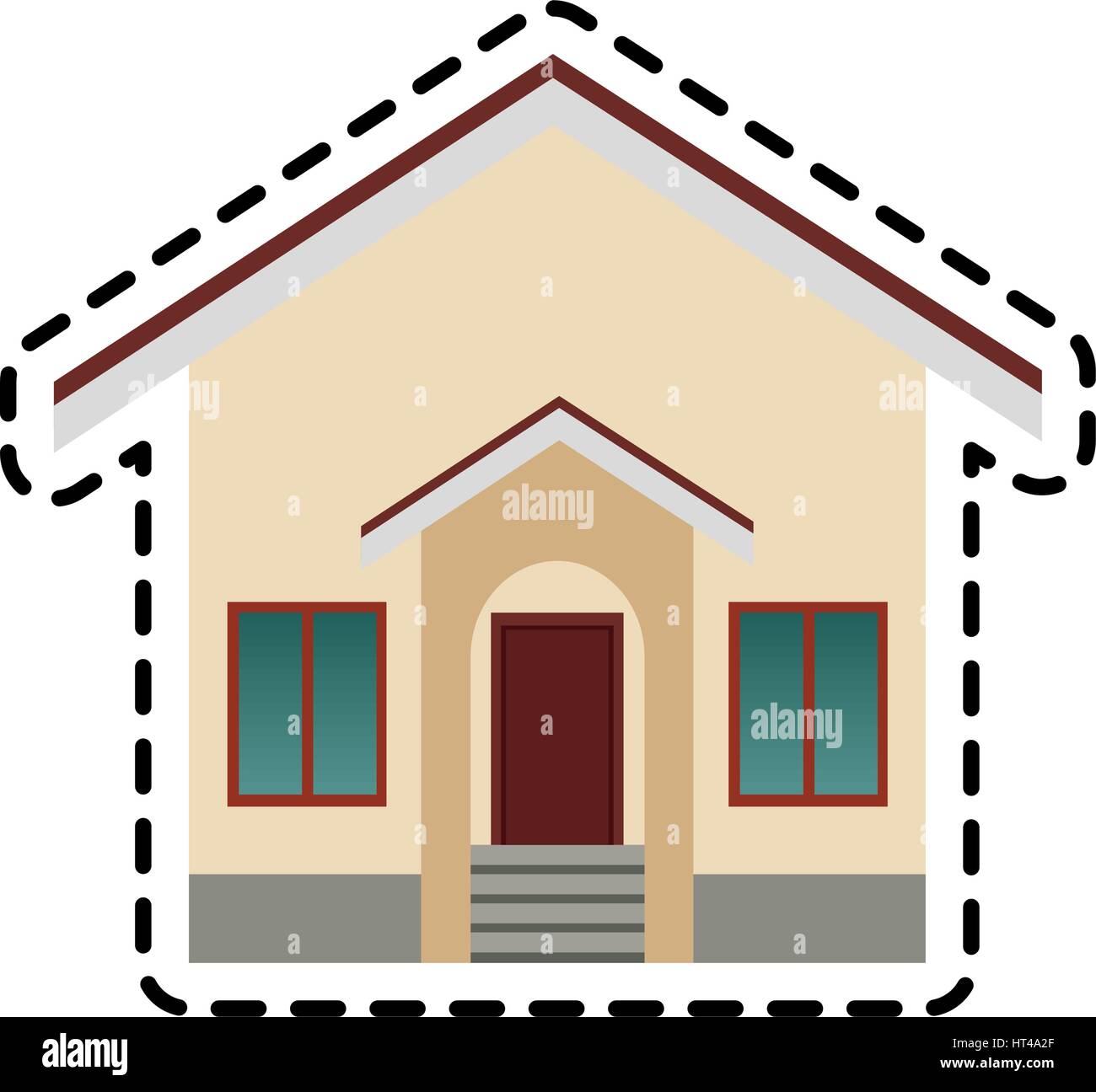 single house icon image Stock Vector Image & Art - Alamy