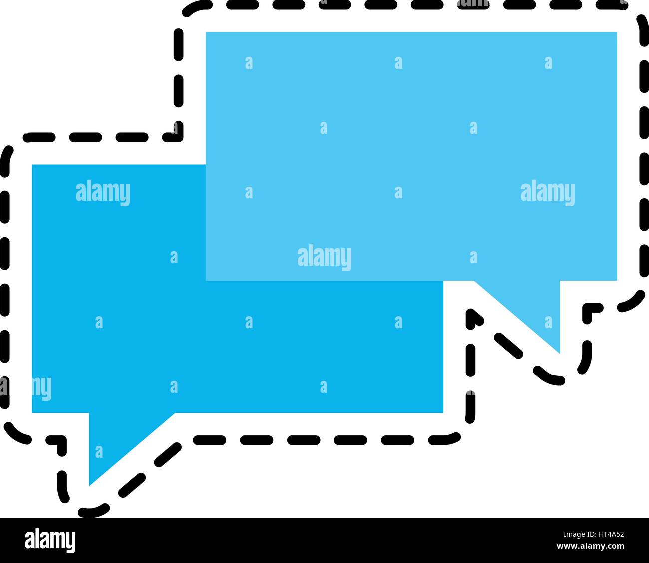 Instant message screen Stock Vector Images - Alamy