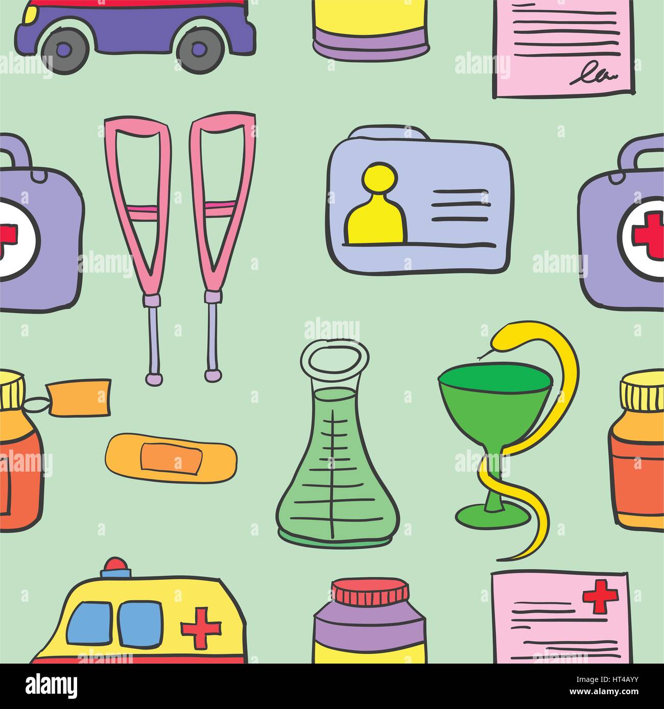 Doodle of medical object vector design Stock Vector Image & Art - Alamy