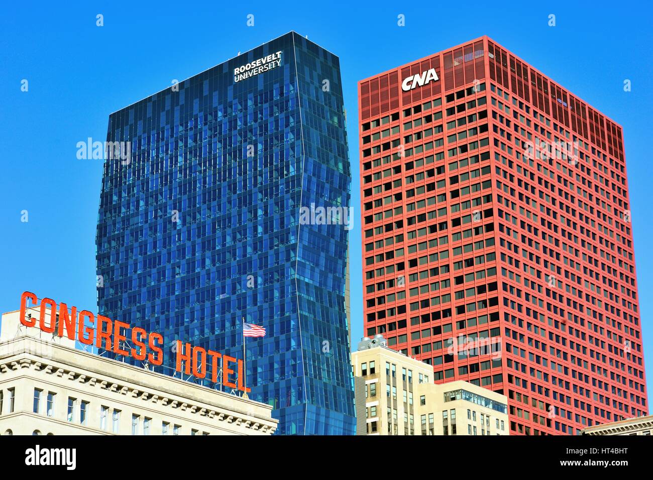 Congress hotel chicago illinois usa hi-res stock photography and images ...