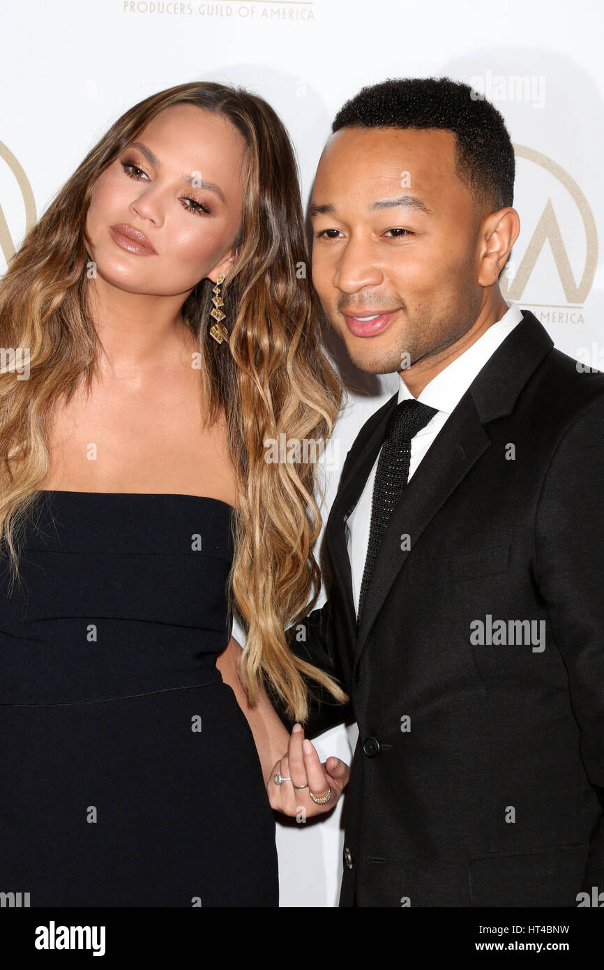 2017 Producers Guild Awards at Beverly Hilton Hotel Featuring: Chrissy ...