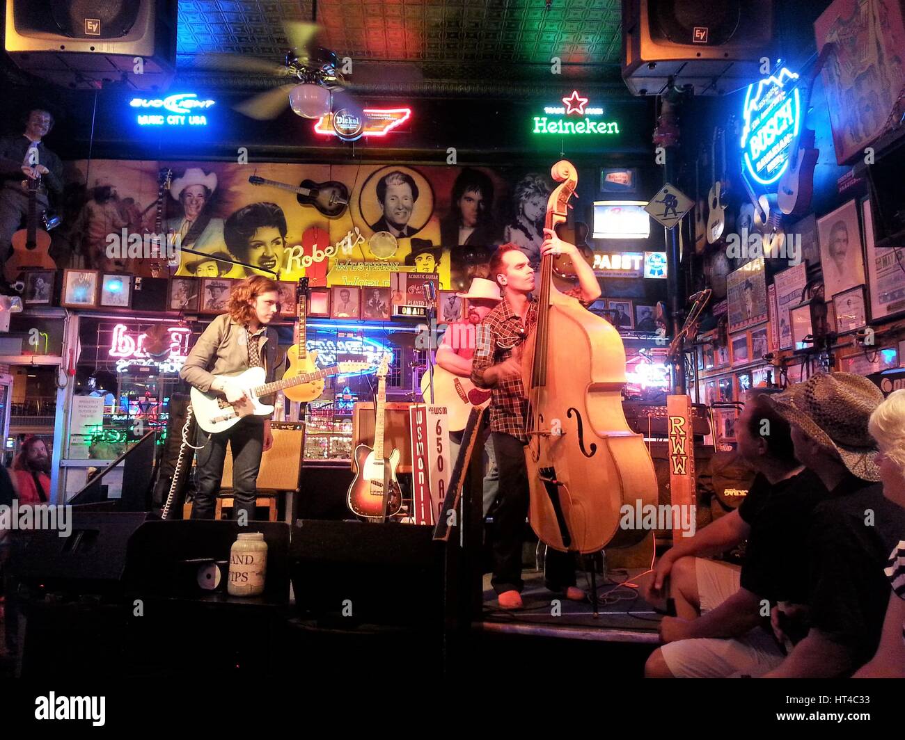 Bass Player in Nashville Stock Photo - Alamy