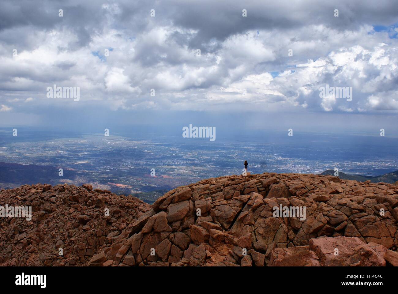 Top of Pike's Peak Stock Photo - Alamy