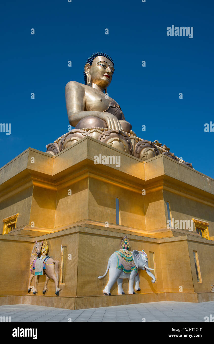 Bhutan, Thimphu, capital of Bhutan. Buddha Dordenma statue. One of the ...