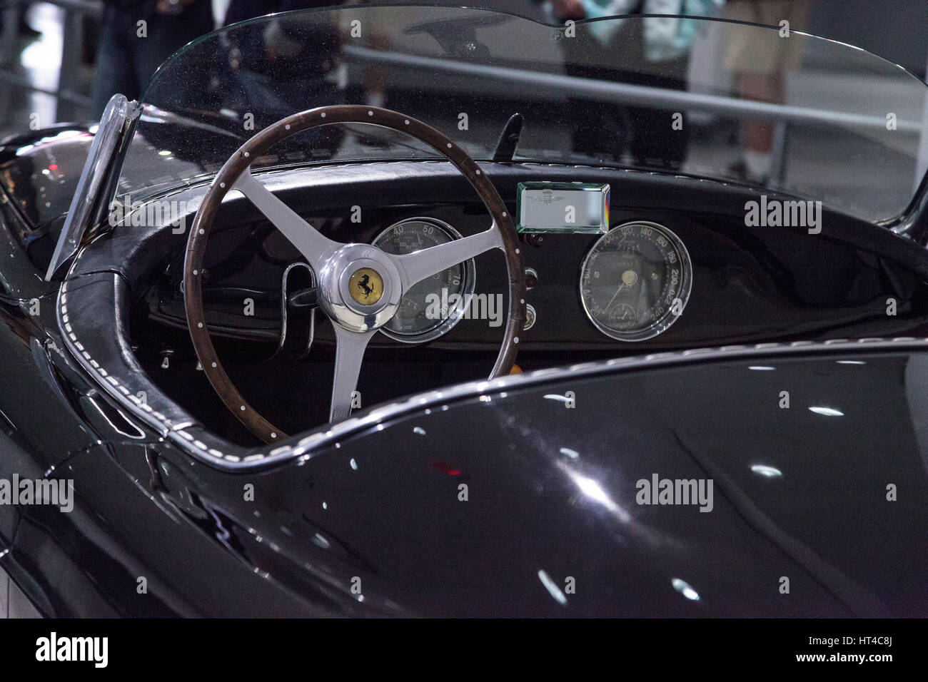 Los Angeles, CA, USA — March 4, 2017: Black 1952 Ferrari Inter Spyder ...