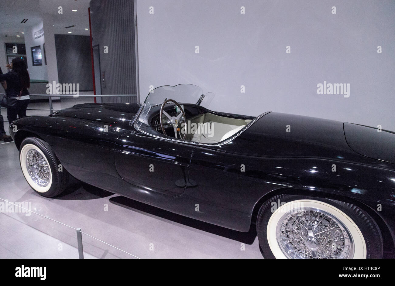 Los Angeles, CA, USA — March 4, 2017: Black 1952 Ferrari Inter Spyder ...