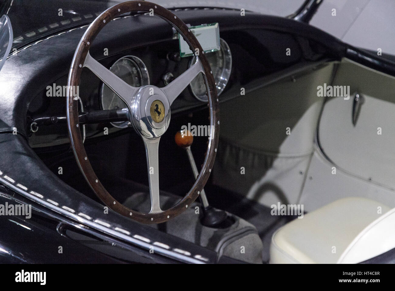 Los Angeles, CA, USA — March 4, 2017: Black 1952 Ferrari Inter Spyder ...