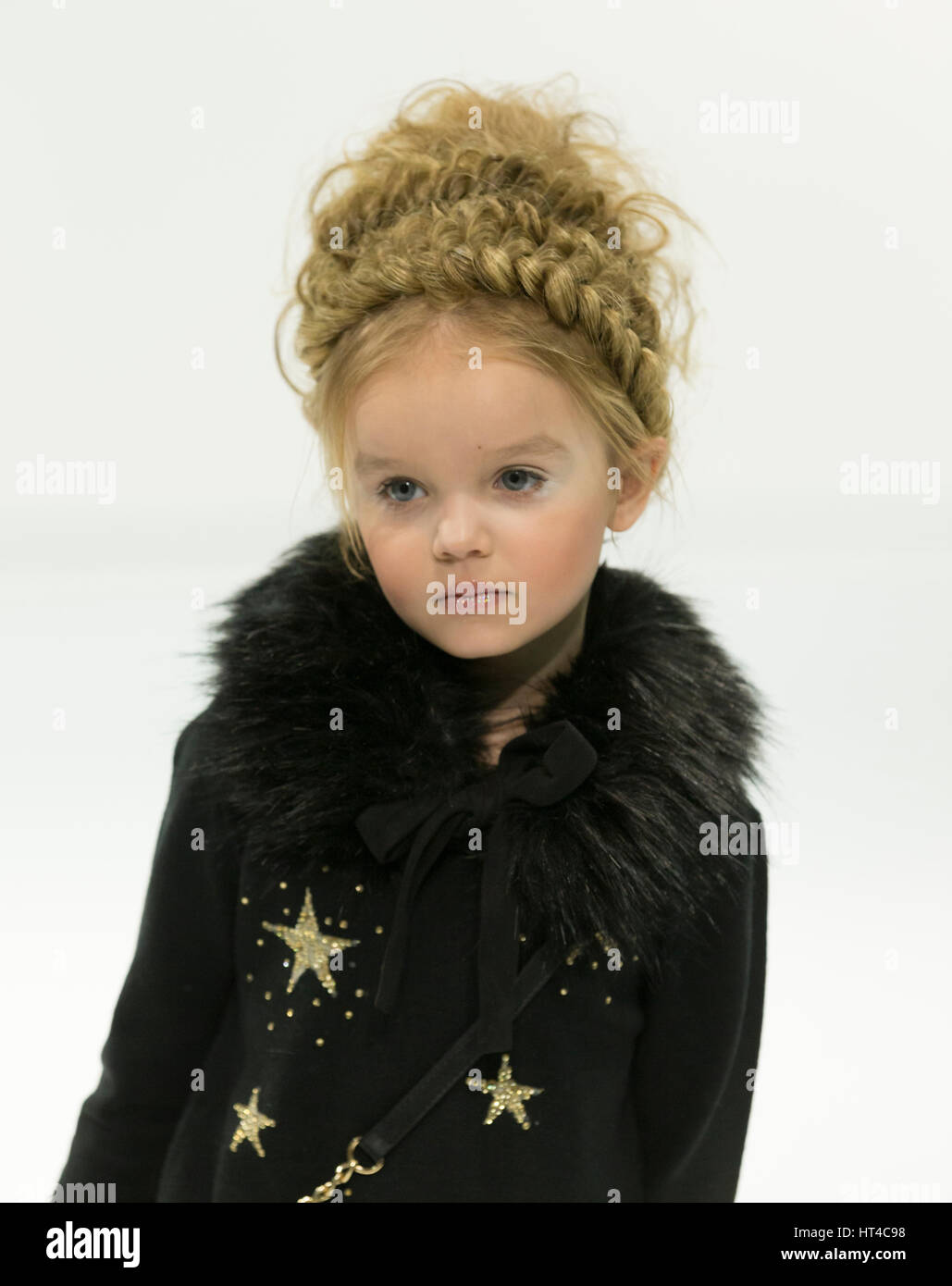 New York, NY USA - March 5, 2017: Young model walks the runway for ...