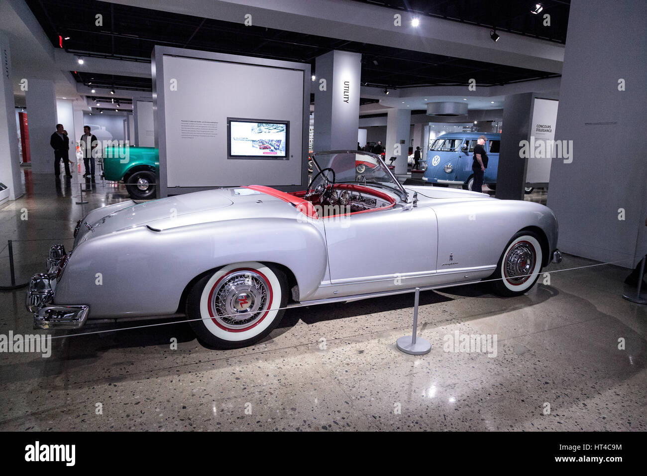Los Angeles, CA, USA — March 4, 2017: Silver 1953 Nash-Healey ...