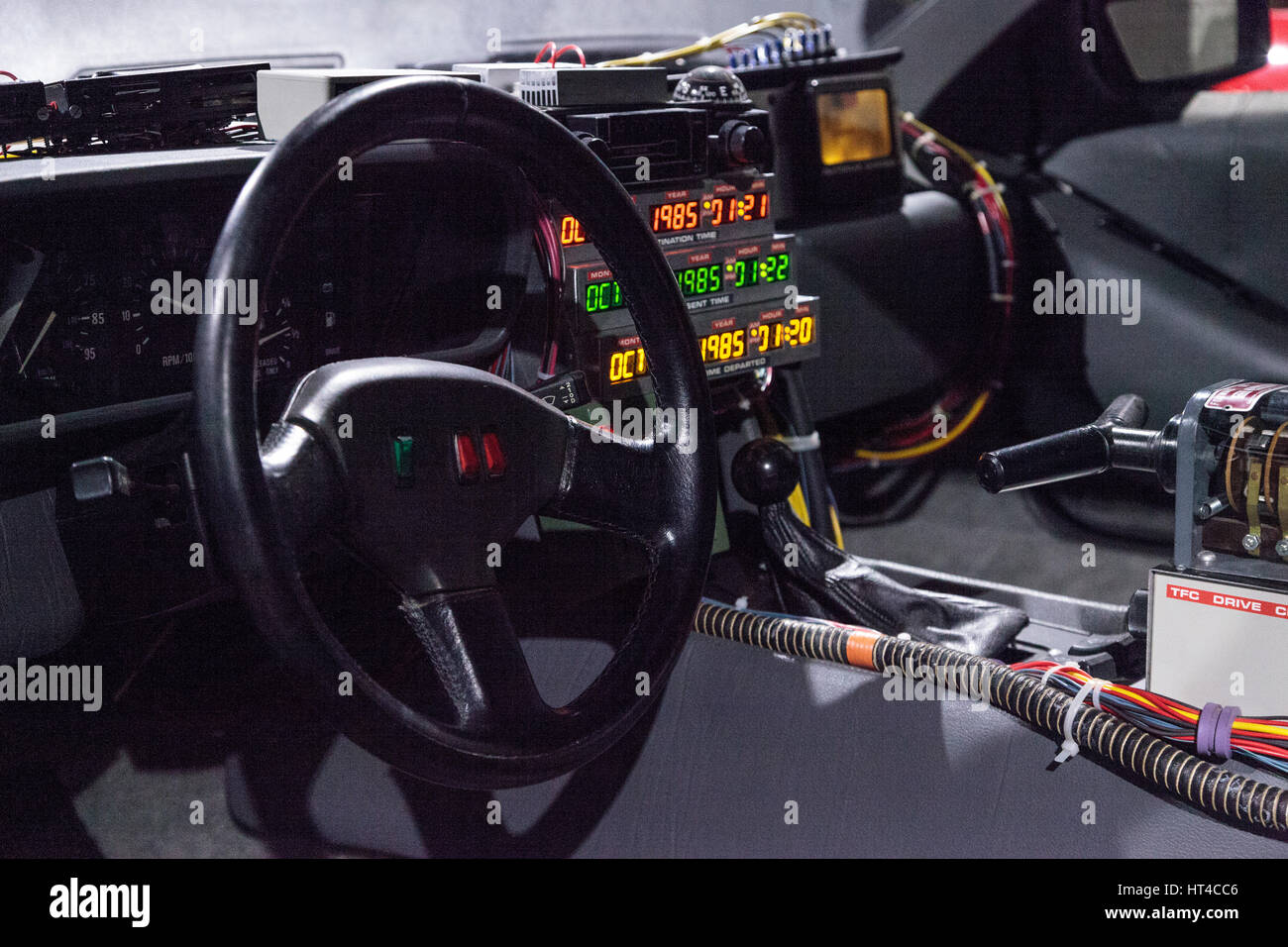 Los Angeles, CA, USA — March 4, 2017: Silver 1981 Delorean DMC-12 Time ...