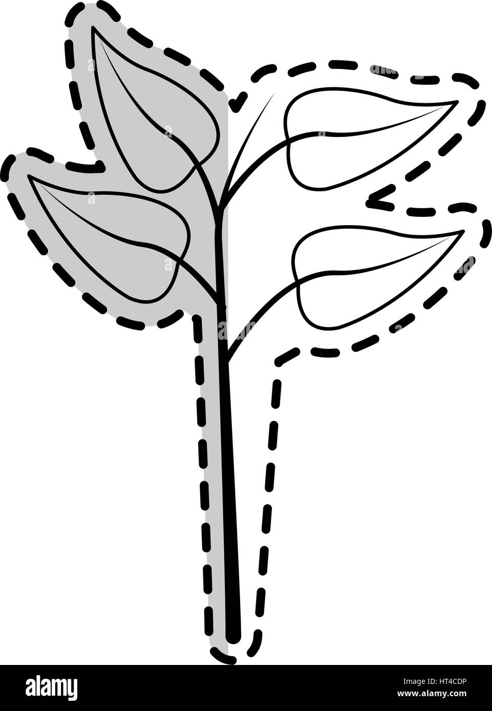 leaf plant icon image Stock Vector Image & Art - Alamy