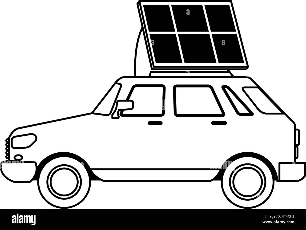 Solar car Black and White Stock Photos & Images - Alamy