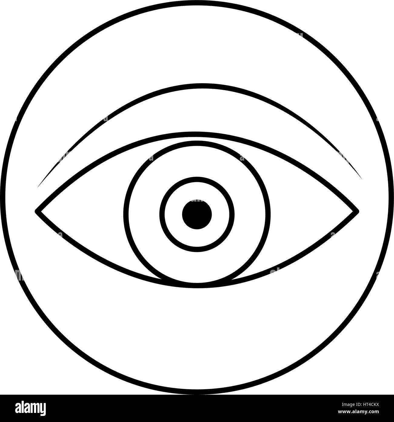 single eye icon image Stock Vector Image & Art - Alamy