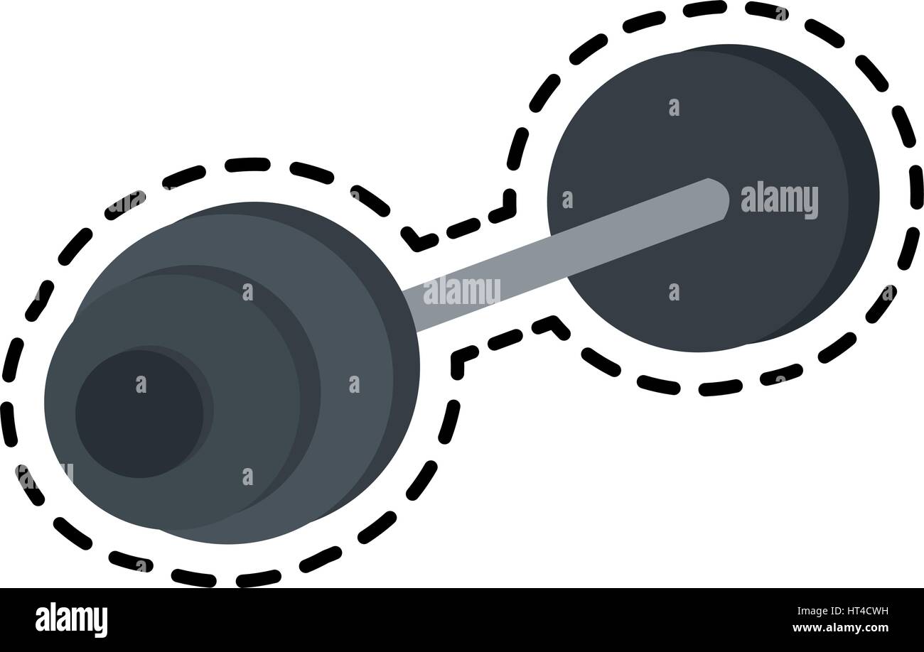 barbell weight icon image Stock Vector Image & Art - Alamy