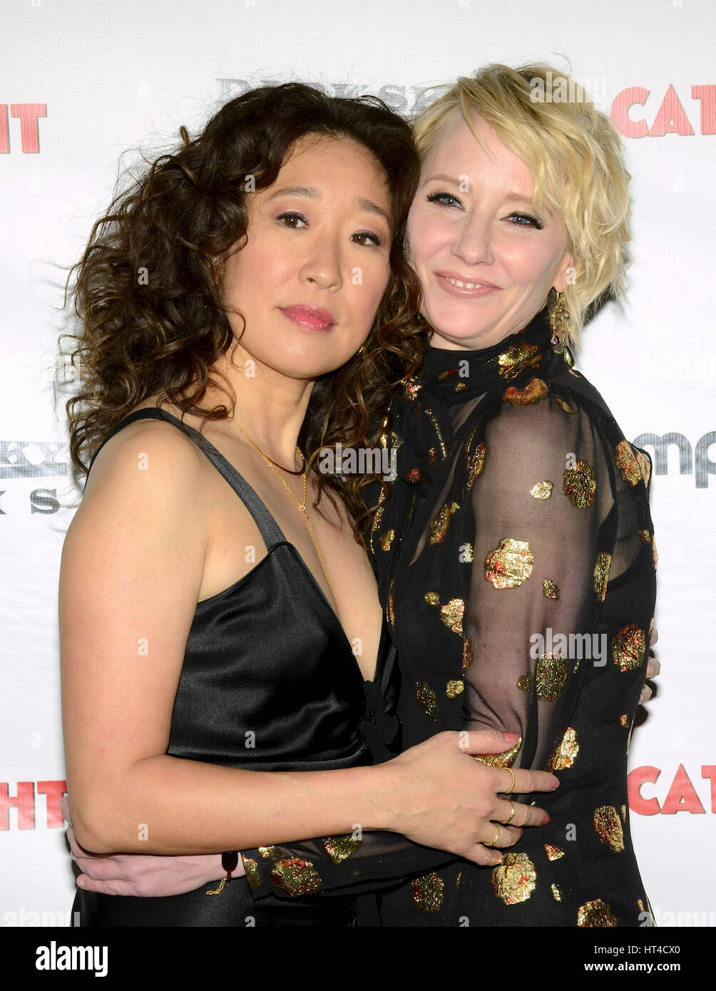 Sandra Oh and Anne Heche attends the premiere of Dark Sky Films ...