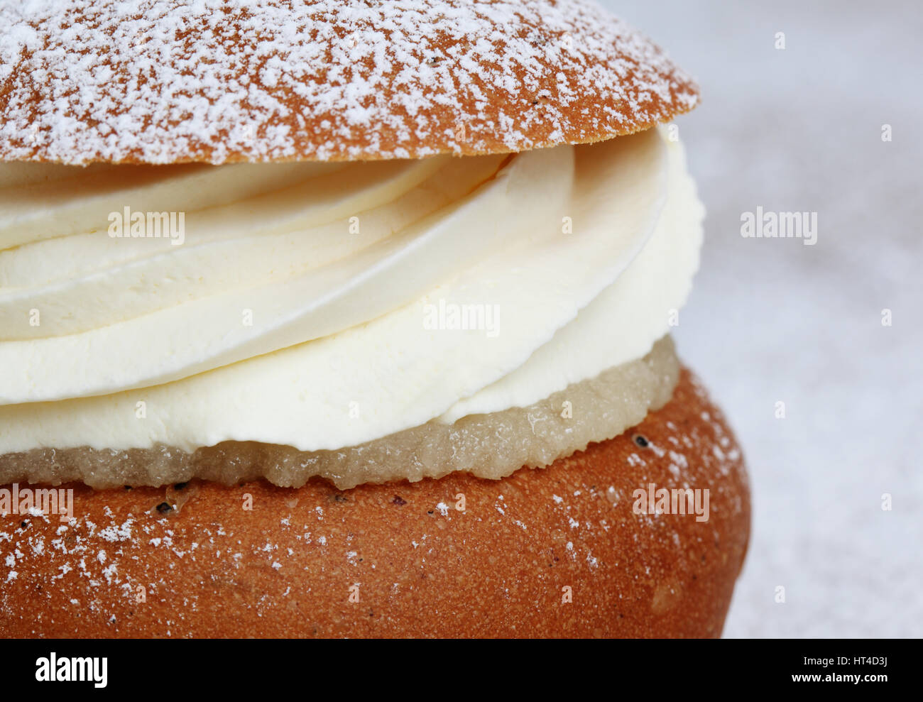 A swedish semla Stock Photo - Alamy