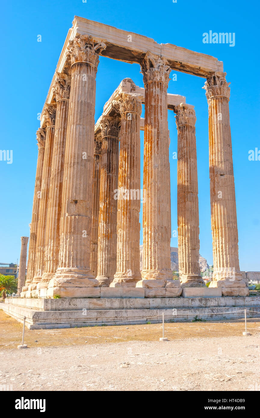 The ruins of Olympian Zeus Temple is one of the most popular ...