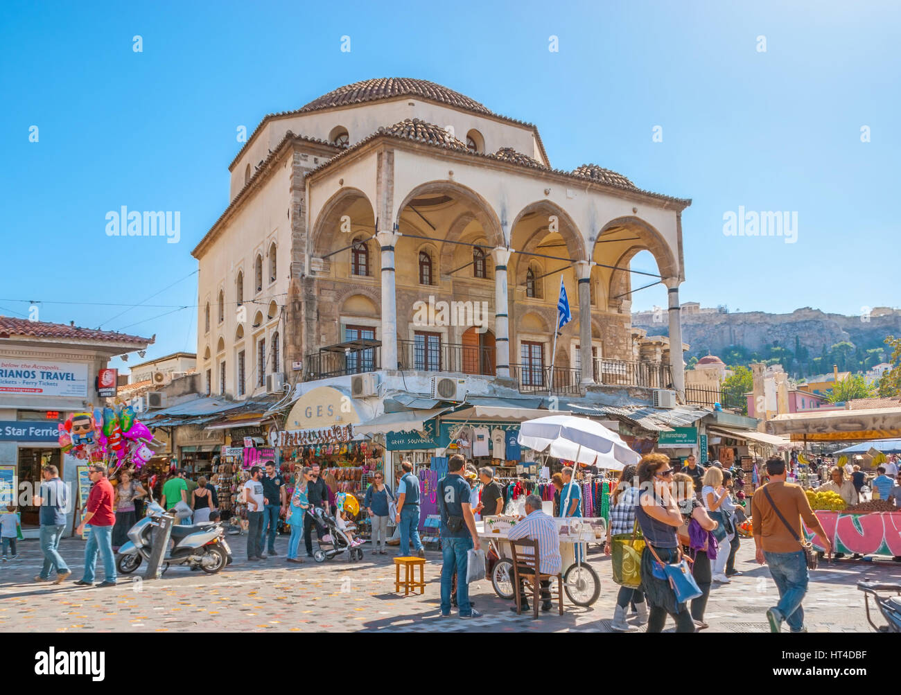 Parthenon with mosque hi-res stock photography and images - Alamy