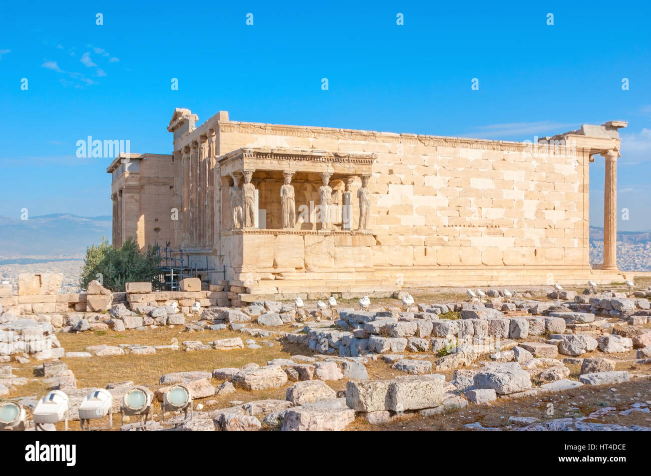 The archaeological site of Acropolis is famous for preserved antique ...