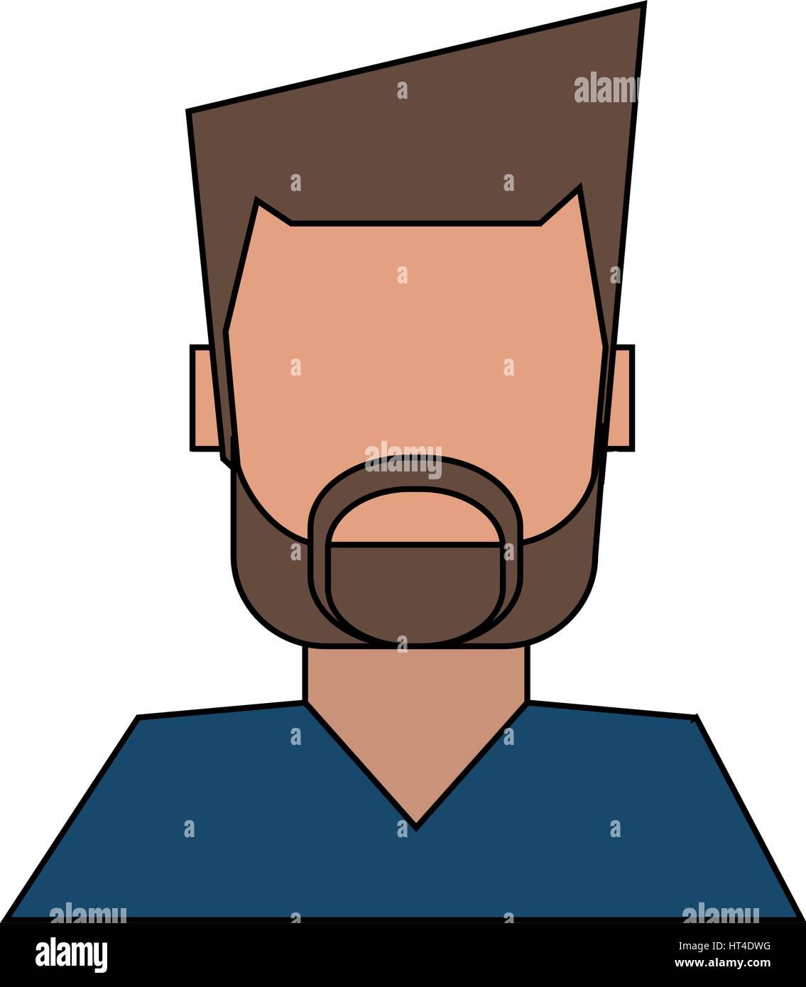 faceless man portrait icon image Stock Vector Image & Art - Alamy