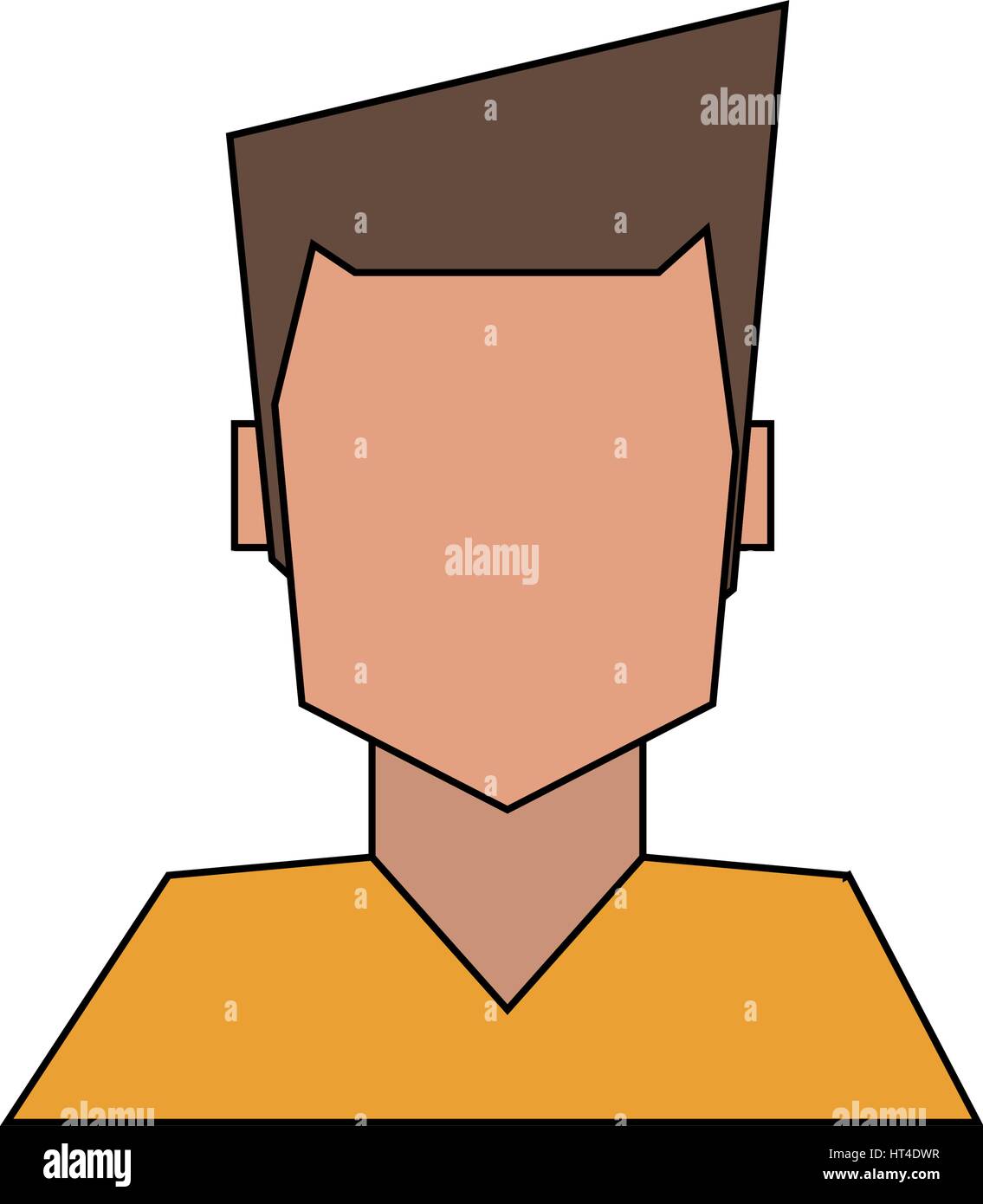 faceless man portrait icon image Stock Vector Image & Art - Alamy