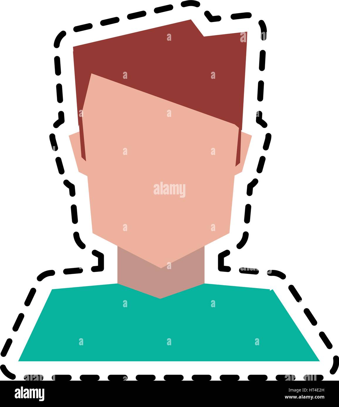 faceless man portrait icon image Stock Vector Image & Art - Alamy