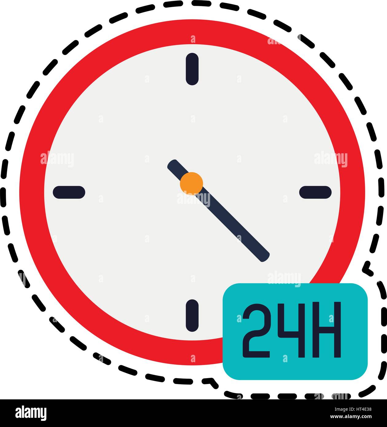 open 24 7 icon image Stock Vector Image & Art - Alamy