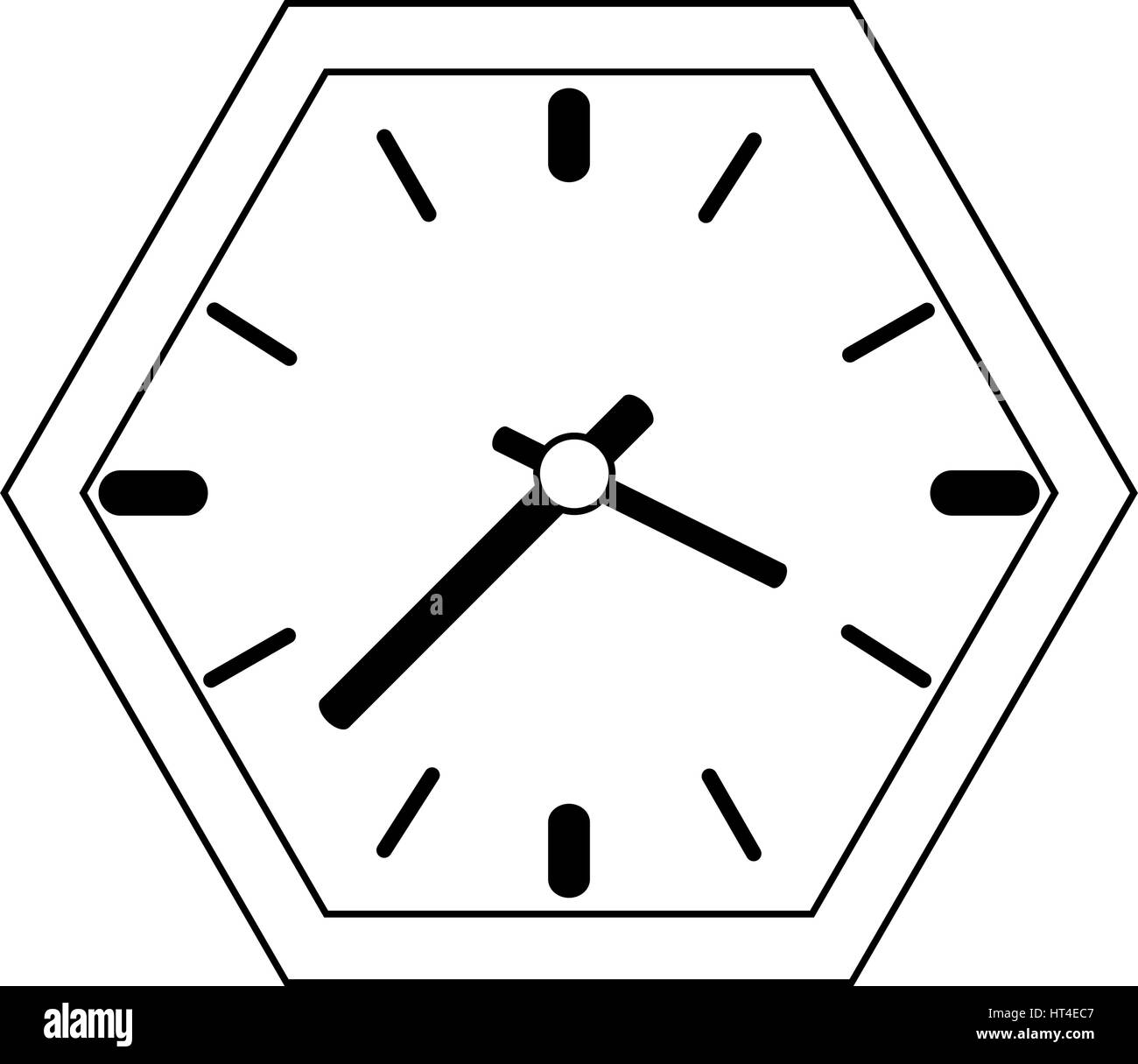 wall clock icon image Stock Vector Image & Art - Alamy