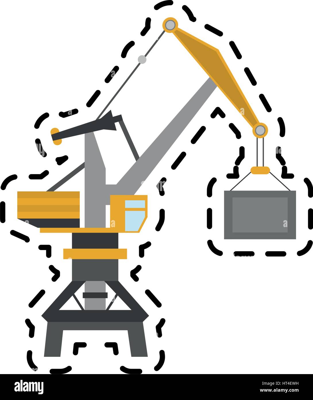 crane icon image Stock Vector Image & Art - Alamy