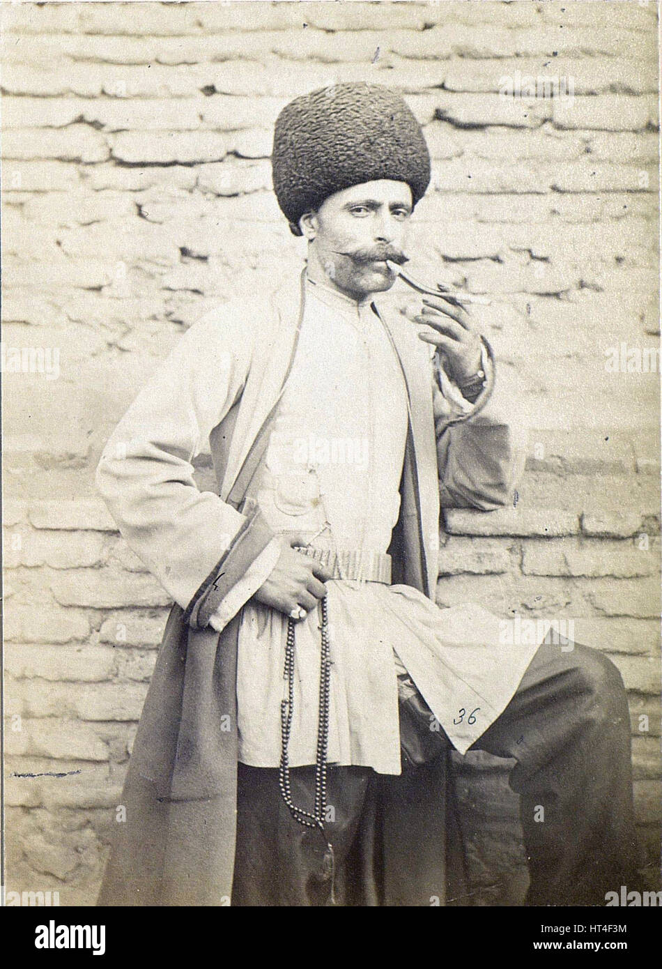 Azerbaijani man with prayer beads Stock Photo - Alamy