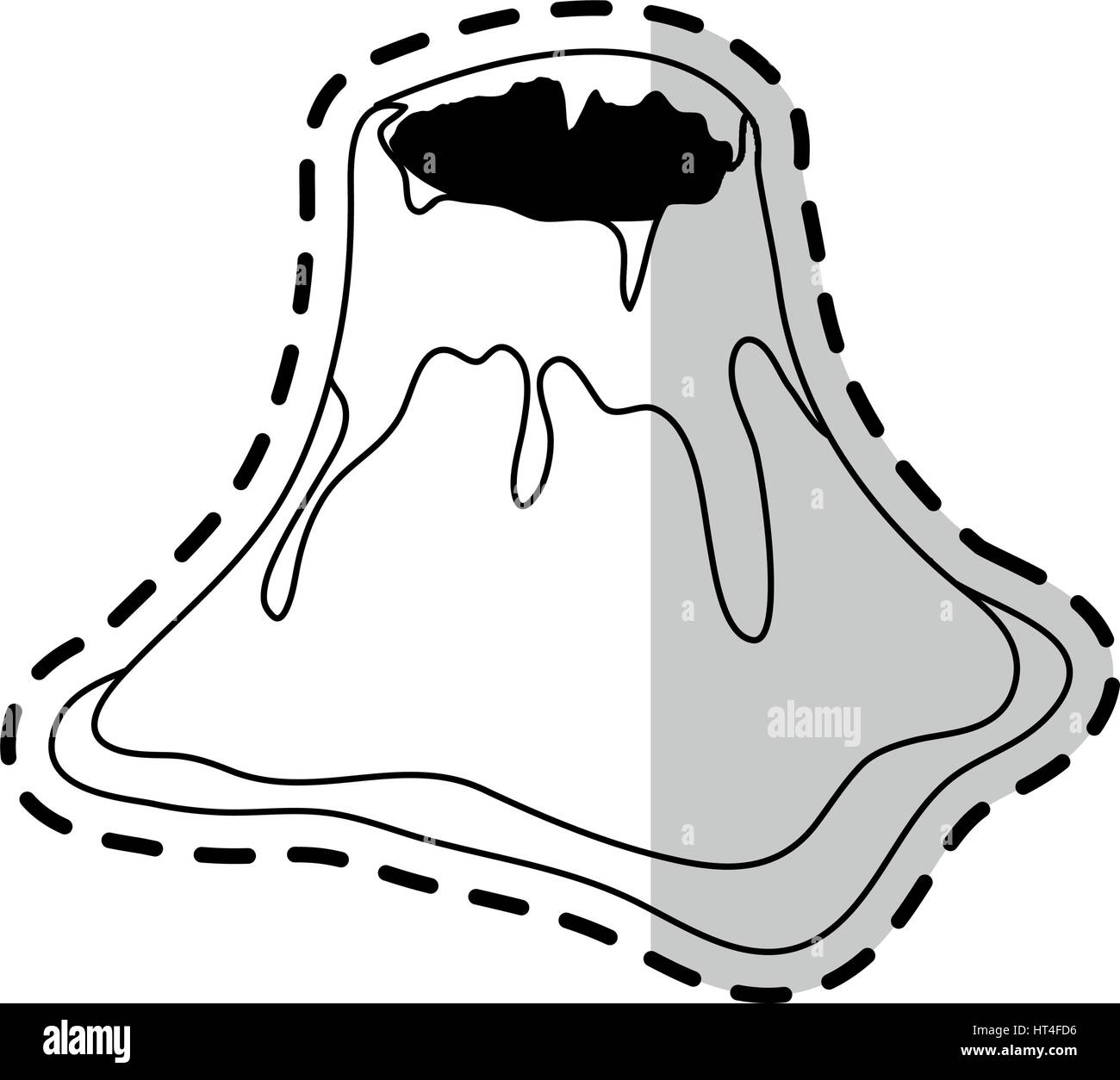 volcano crater icon image Stock Vector Image & Art - Alamy