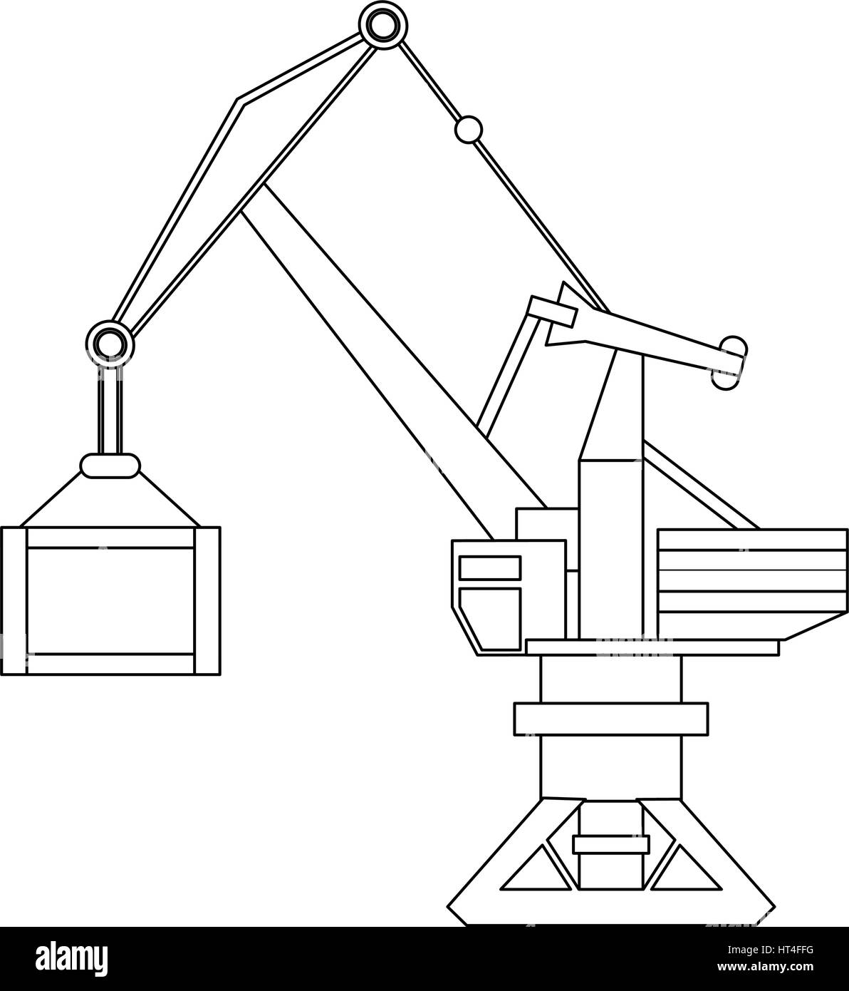 crane icon image Stock Vector Image & Art - Alamy