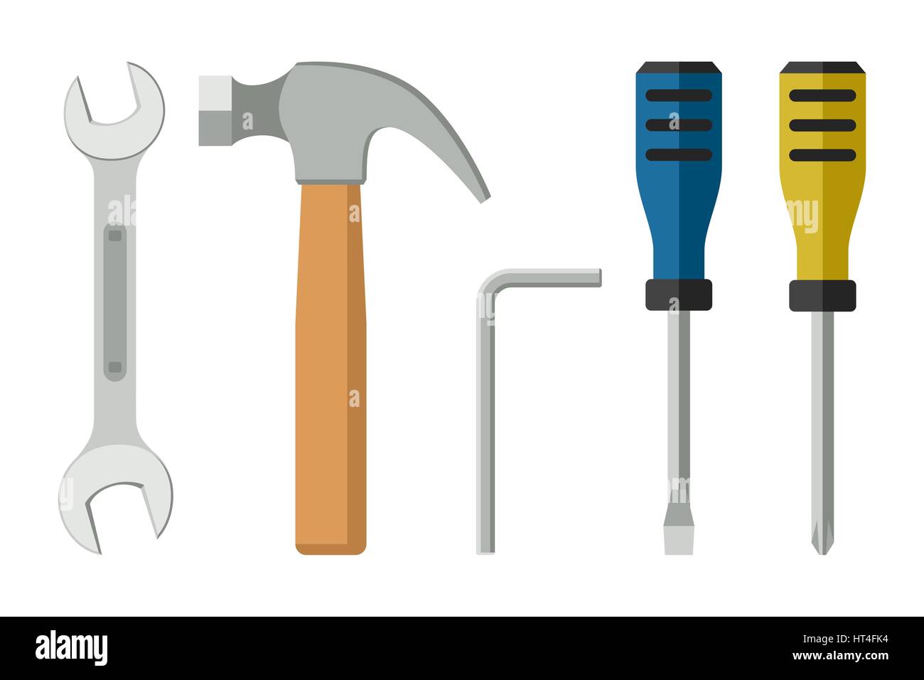Set different work tools Stock Vector Images - Alamy