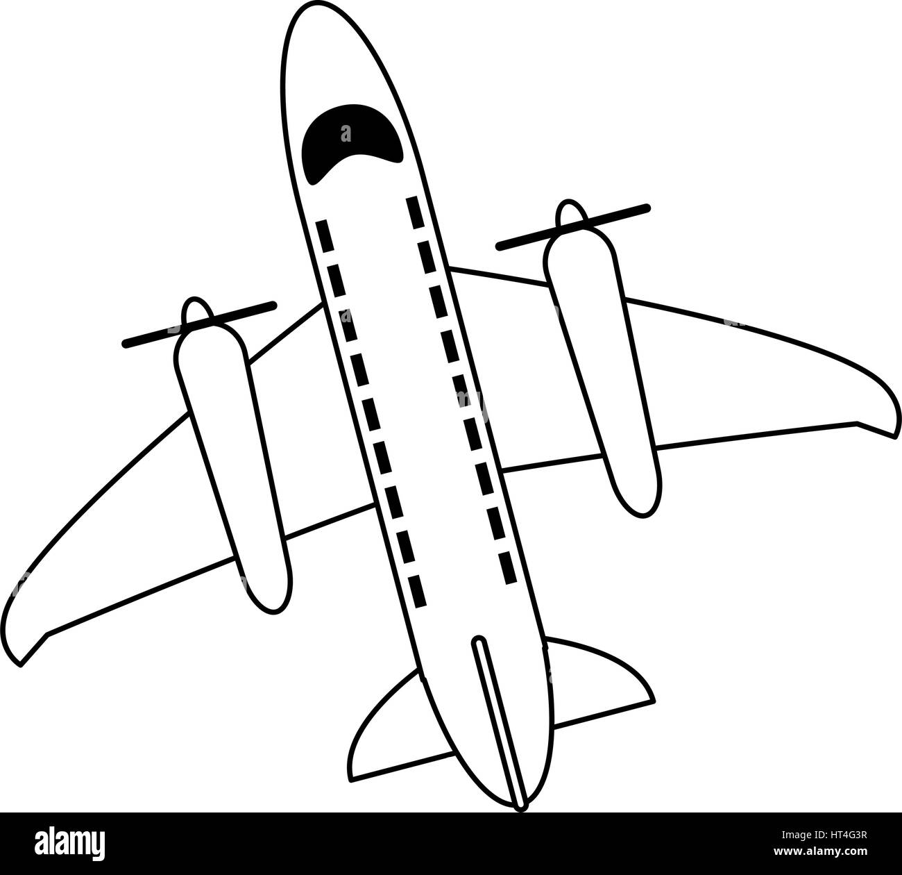 commercial airplane icon image Stock Vector Image & Art - Alamy